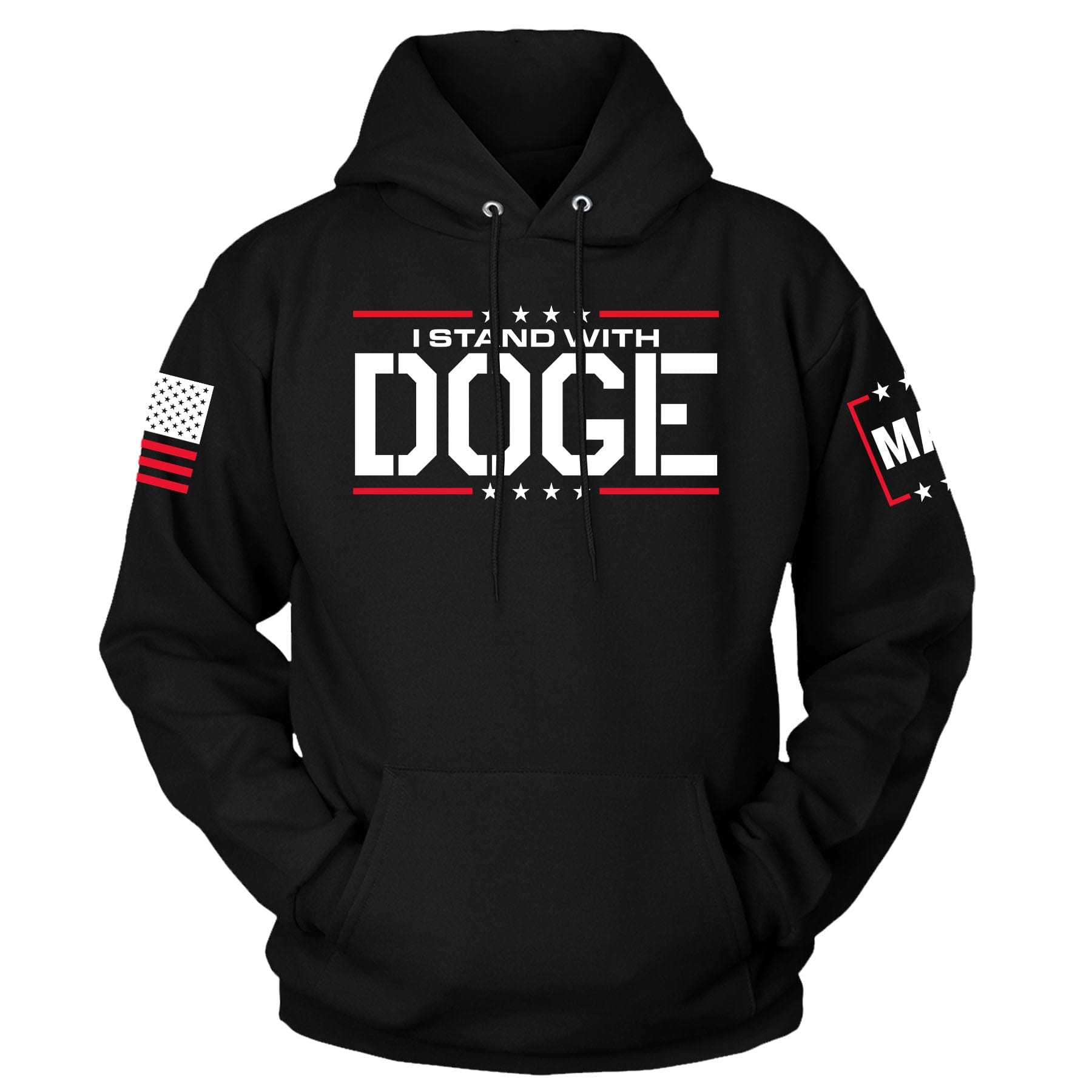 I Stand With DOGE Hoodie | MAGA.com Exclusive | Shipped