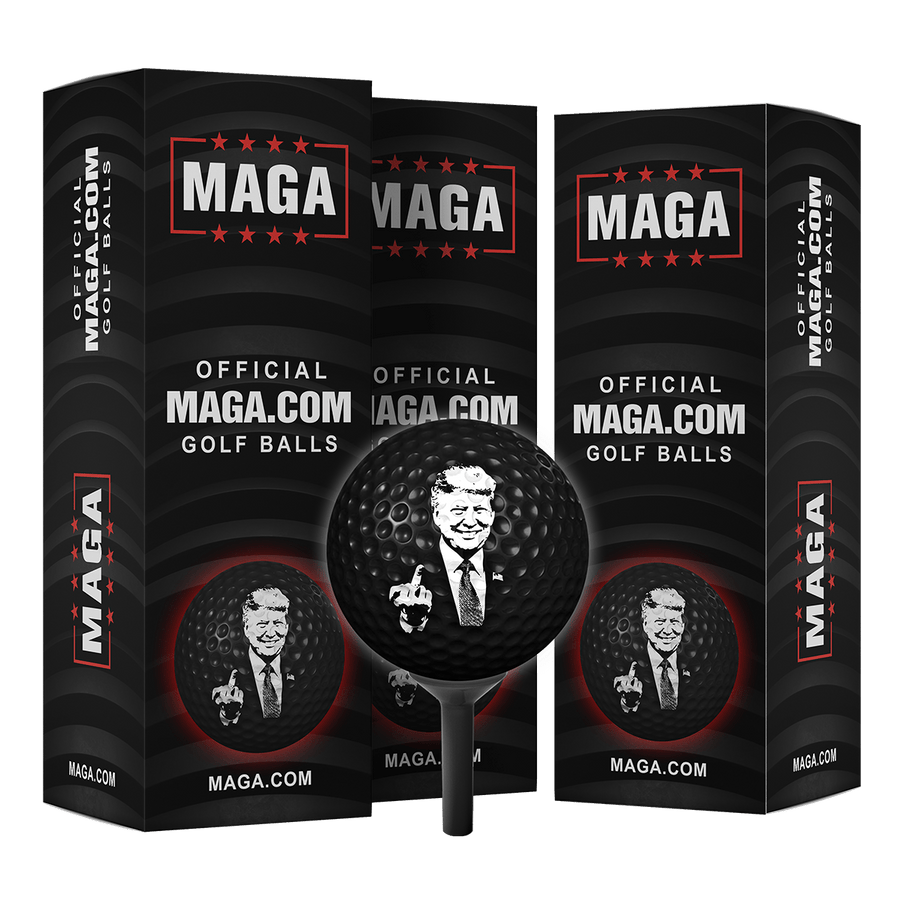 Trump "Flipping the Bird" Golf Balls | MAGA.com Exclusive | Shipped