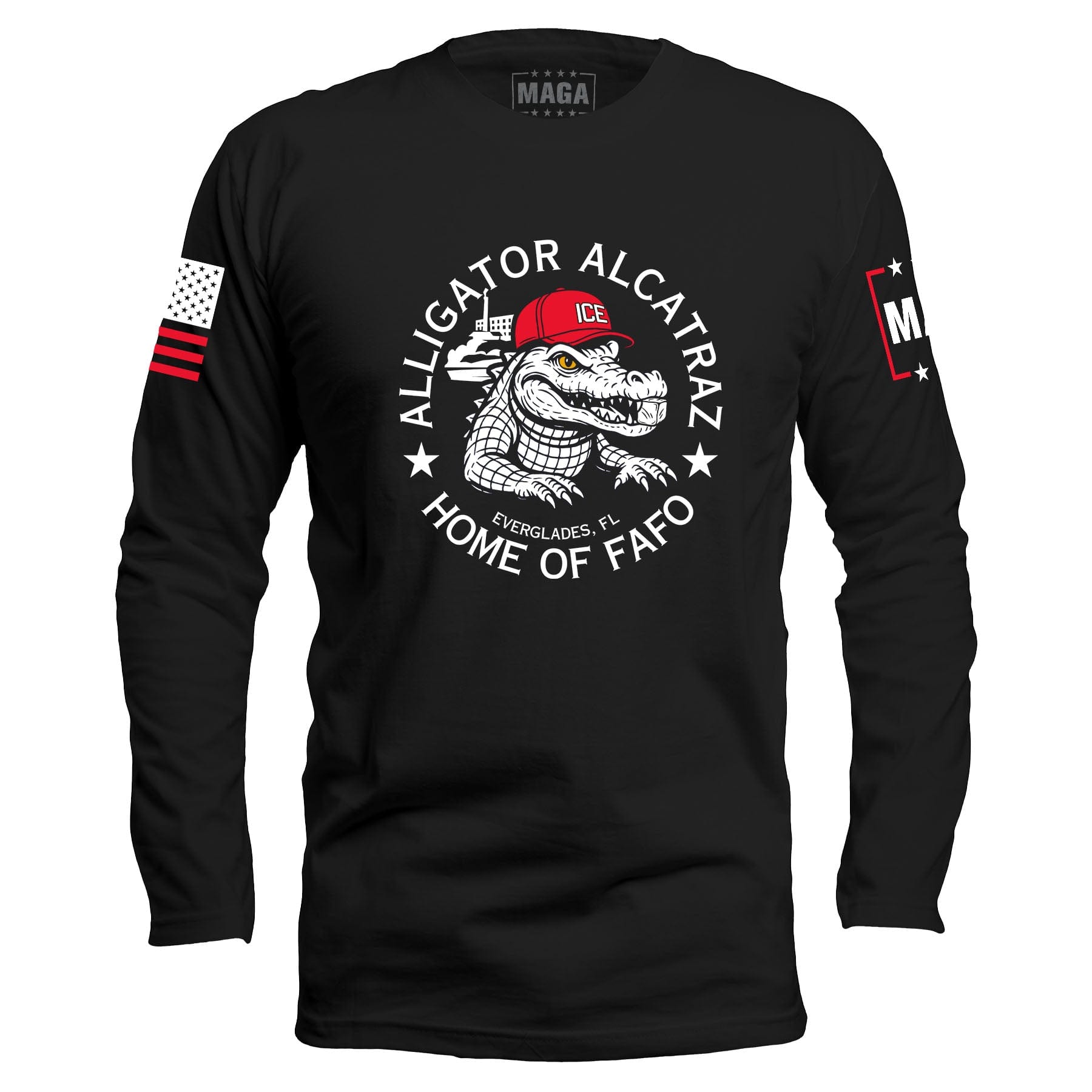Alligator Alcatraz - Home of FAFO Long Sleeve – MAGA