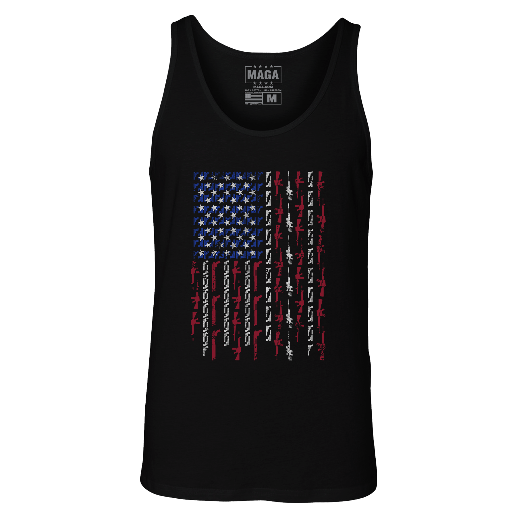 Gun Flag Tank Top | MAGA.com Exclusive | Shipped From the USA