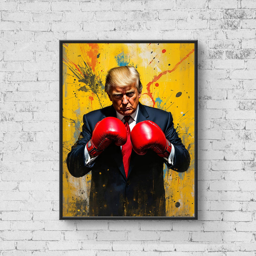 Trump Boxing Painting Poster | MAGA.com Exclusive | Shipped From the