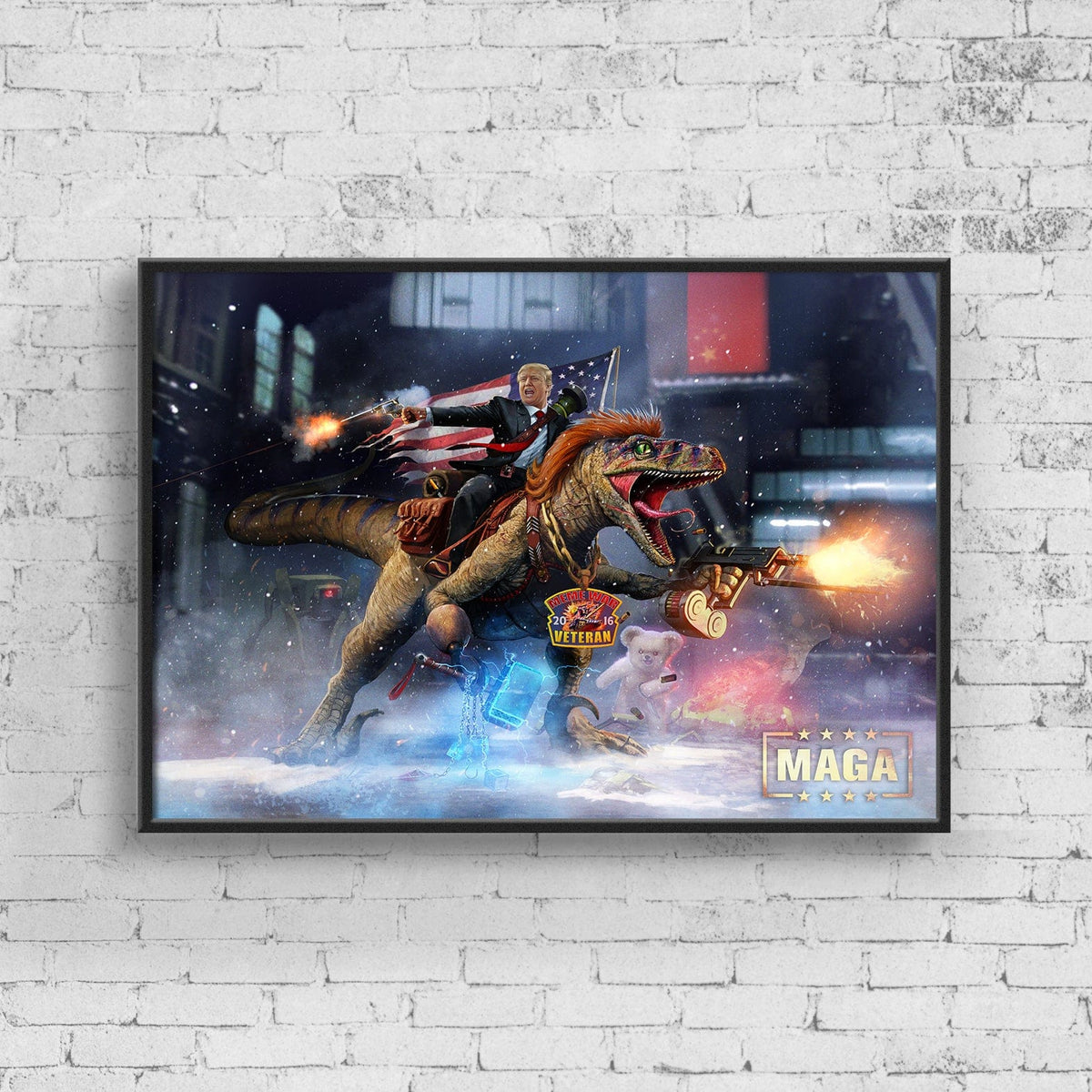 Trump Raptor Poster | MAGA.com Exclusive | Shipped From the USA
