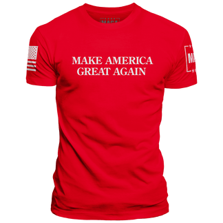 Buy Red "MAGA Hat" T-Shirt Online | Mens