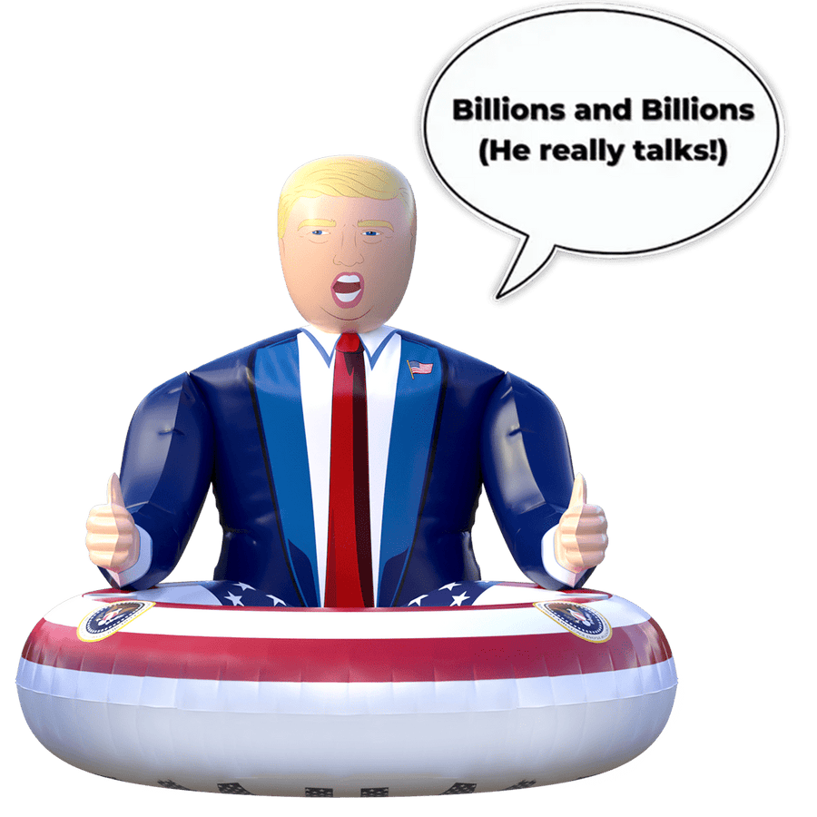 Buy Trump Pool Float Online | Trump Talking Pool Float | MAGA
