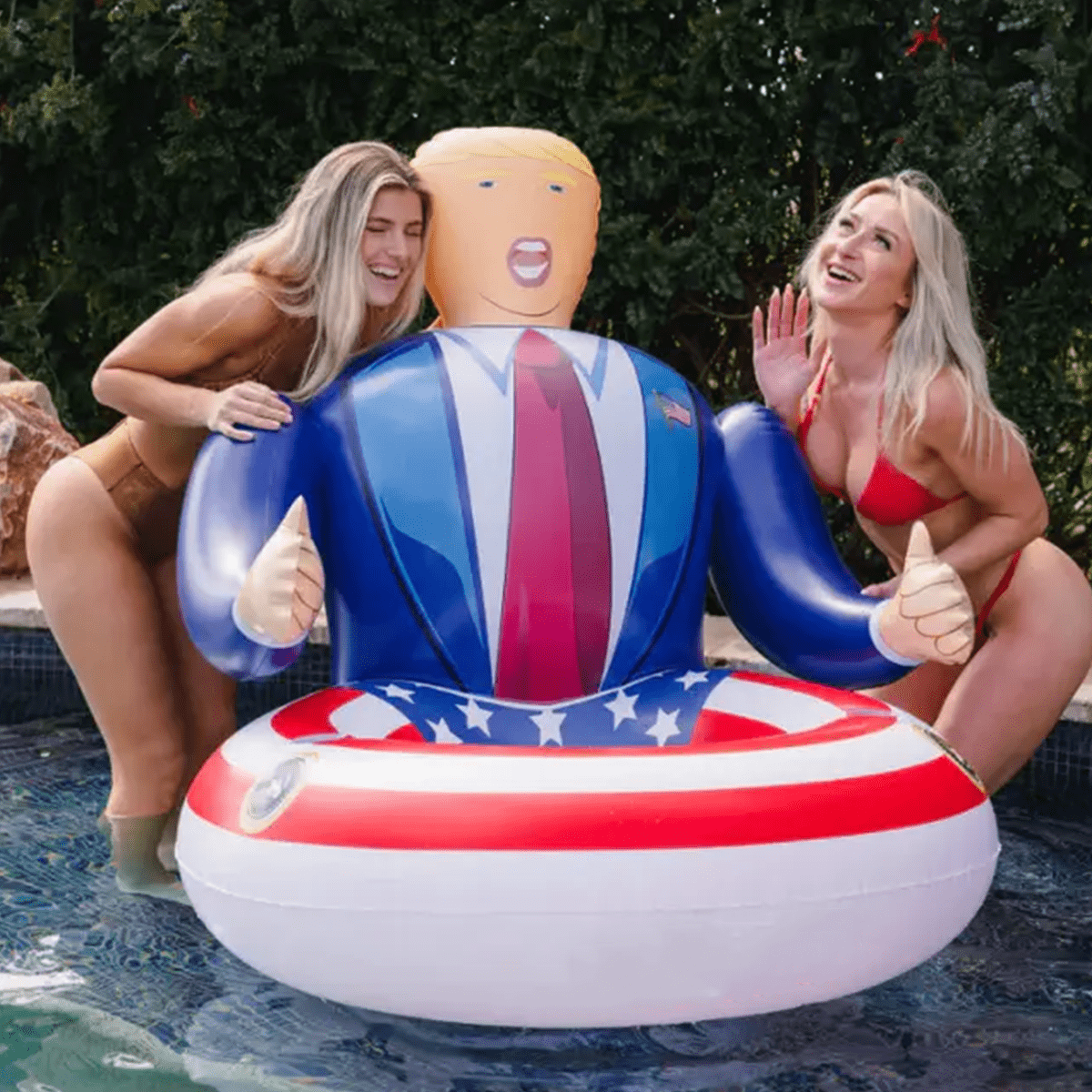 Buy Trump Pool Float Online | Trump Talking Pool Float | MAGA